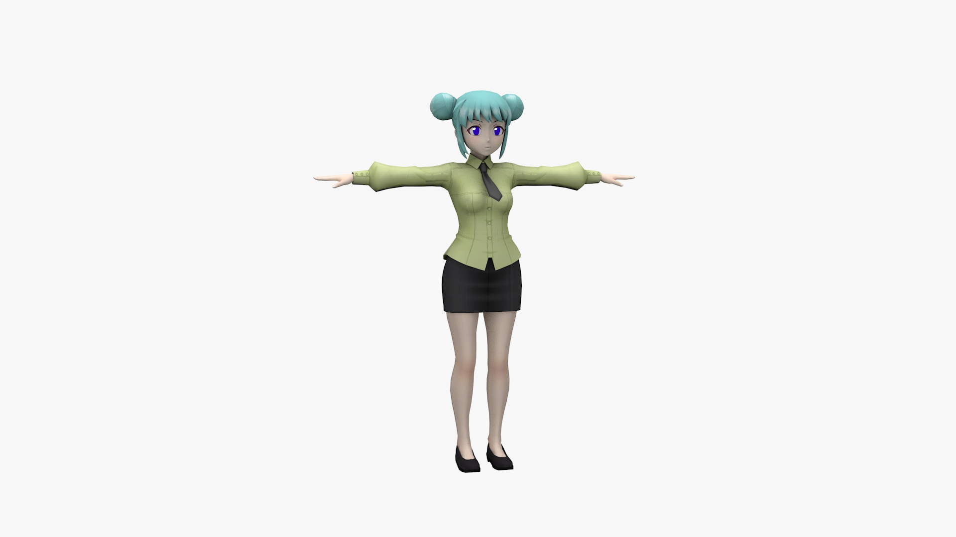Anime Teacher 3D Model - TurboSquid 1852935