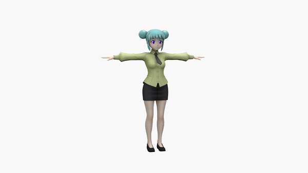 Anime Teacher 3D model - TurboSquid 1852935