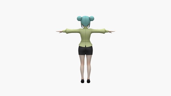 Anime Teacher 3D model - TurboSquid 1852935