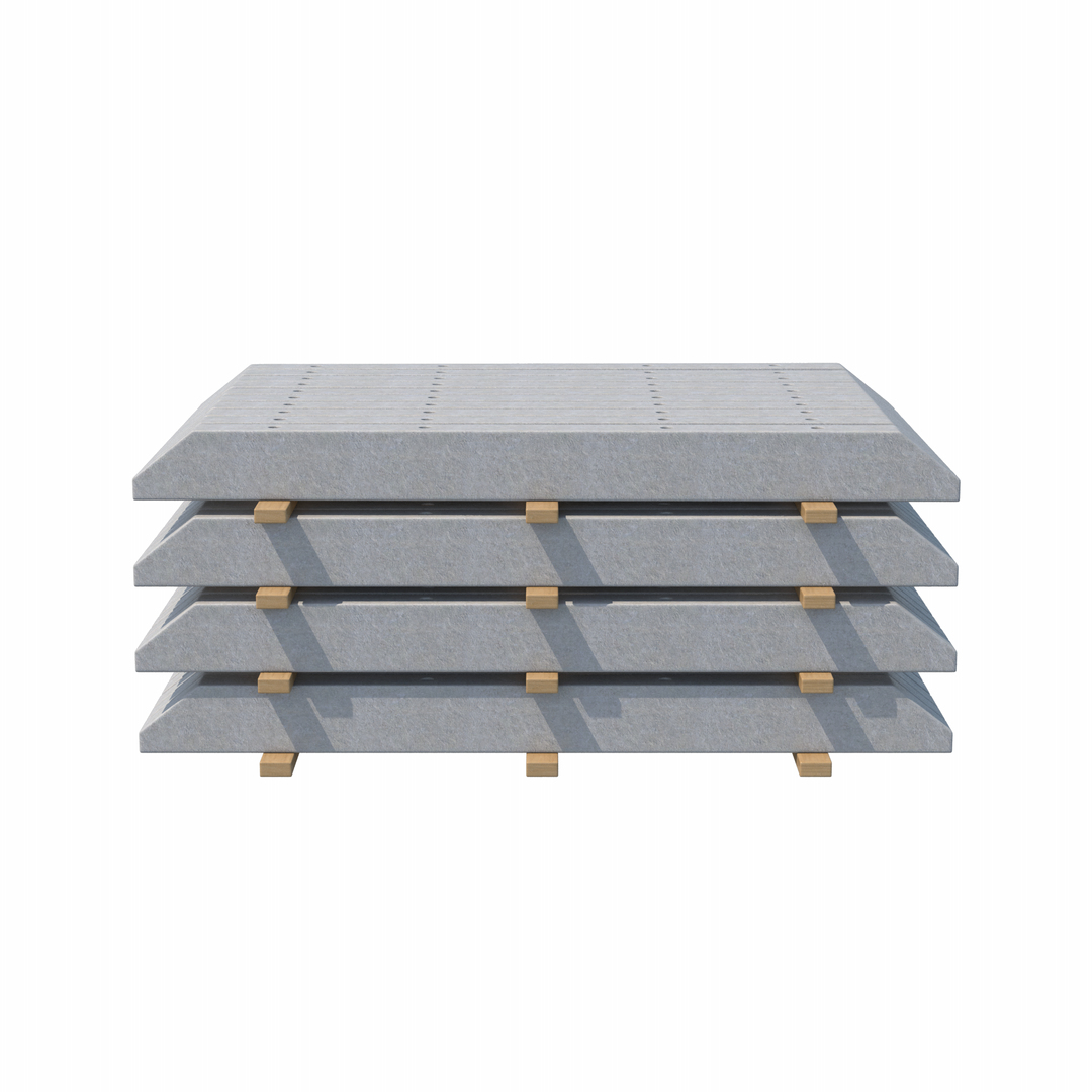 3D Model Concrete Spur Slabs Stack - TurboSquid 2189921
