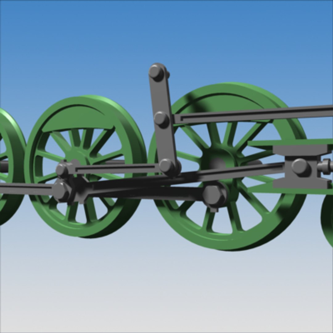 Steam Engine Animation 3d Model