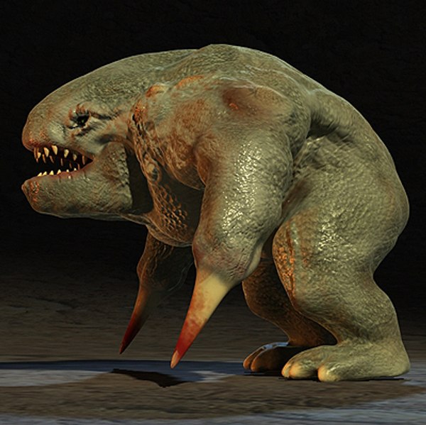 3d model fantasy creature monster anthony