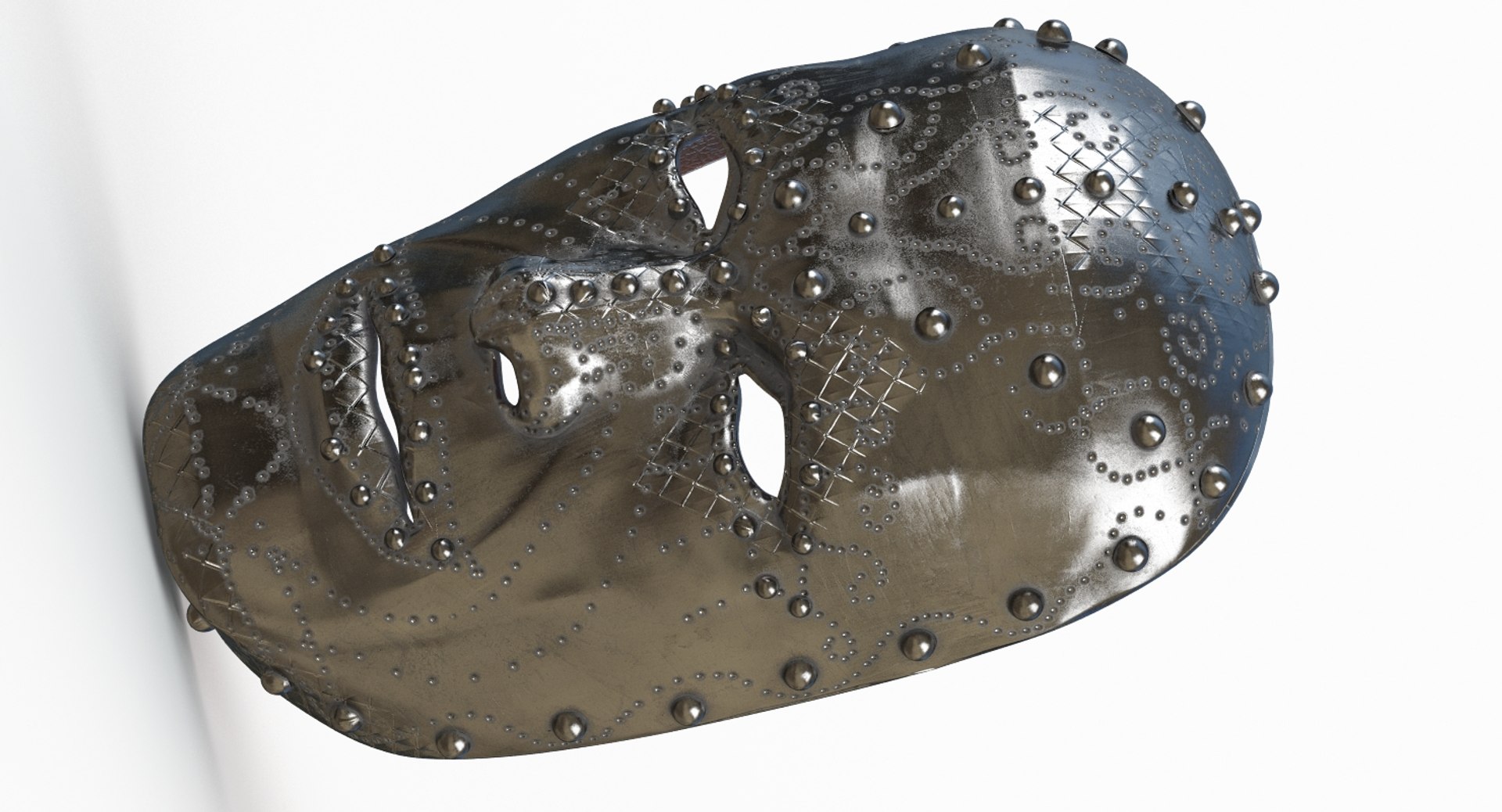 Metal Mask V2 3D Model - TurboSquid 1239060