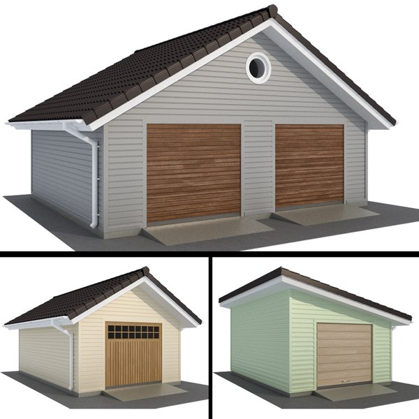 Home Garage 3D Models for Download | TurboSquid