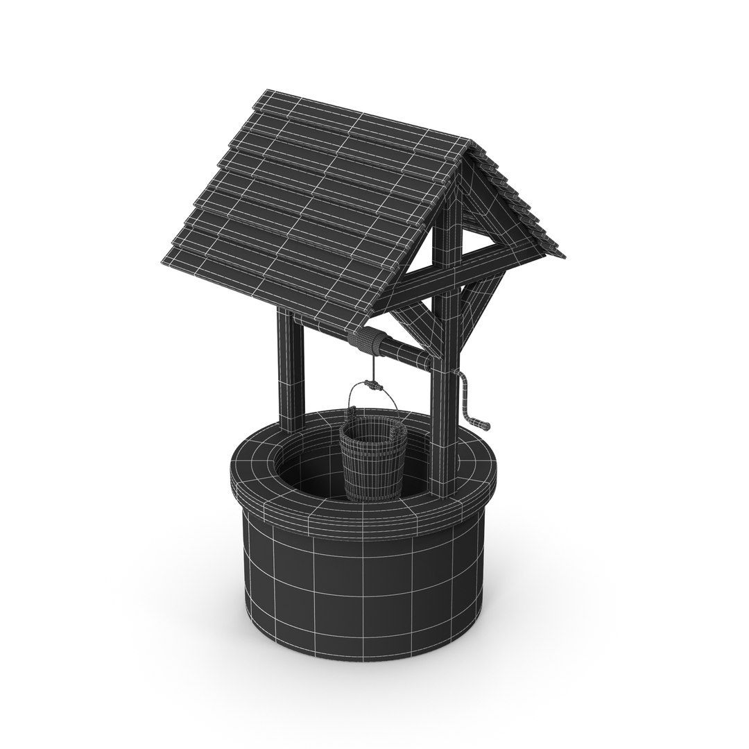 3D Stone Water Well Model - TurboSquid 2198517