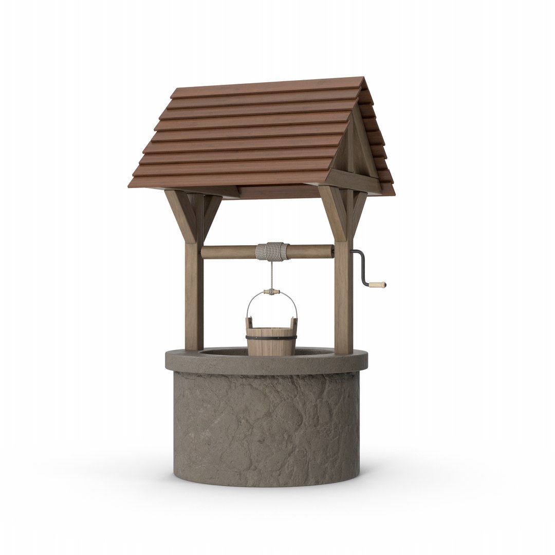 3D Stone Water Well Model - TurboSquid 2198517
