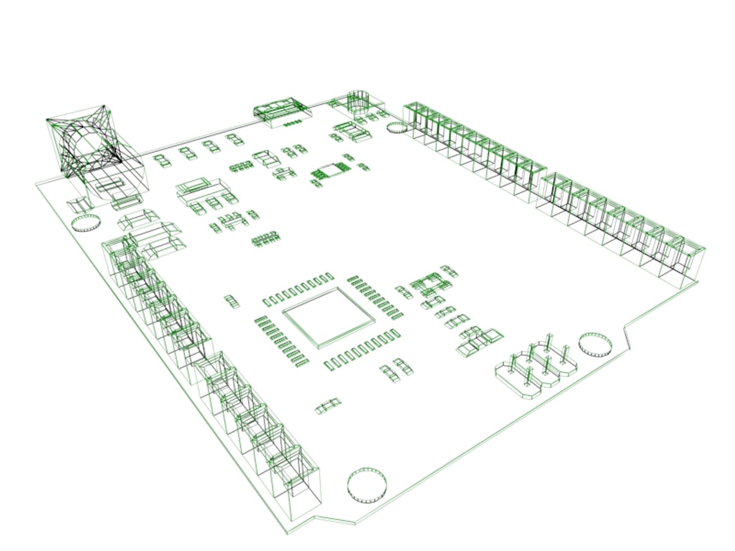 3d Model Arduino Leonardo