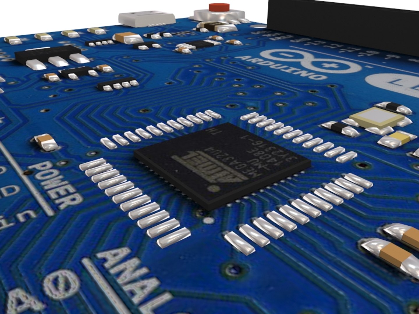 3d Model Arduino Leonardo