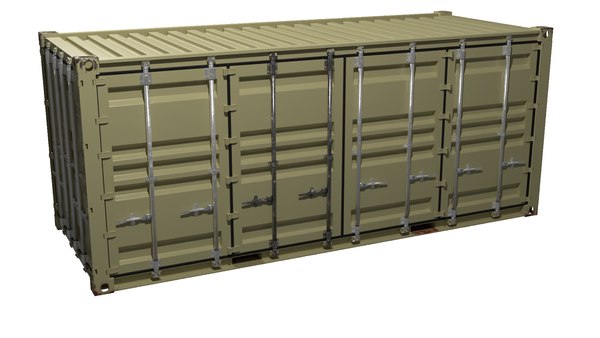 Shipping Container 20ft Side Opening 3D - TurboSquid 2007742