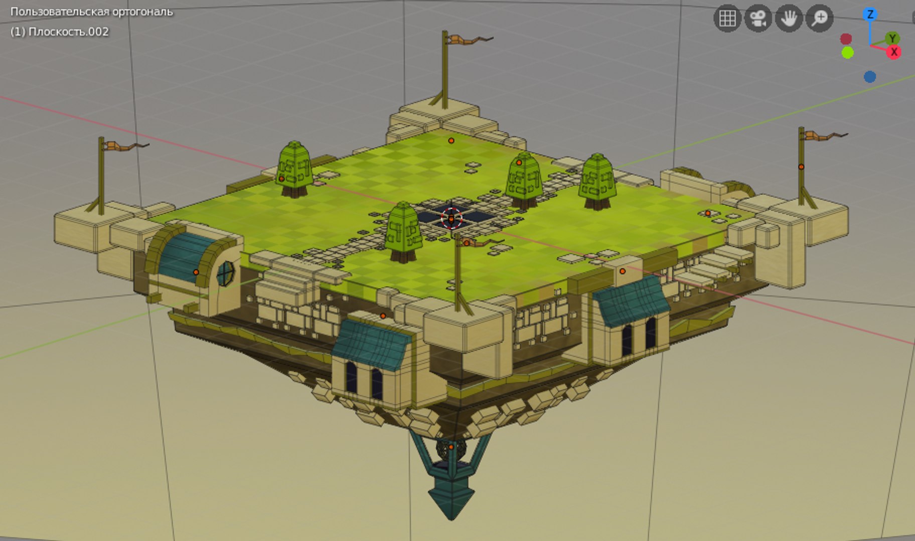 Scene Arena Castle Model - TurboSquid 1590099