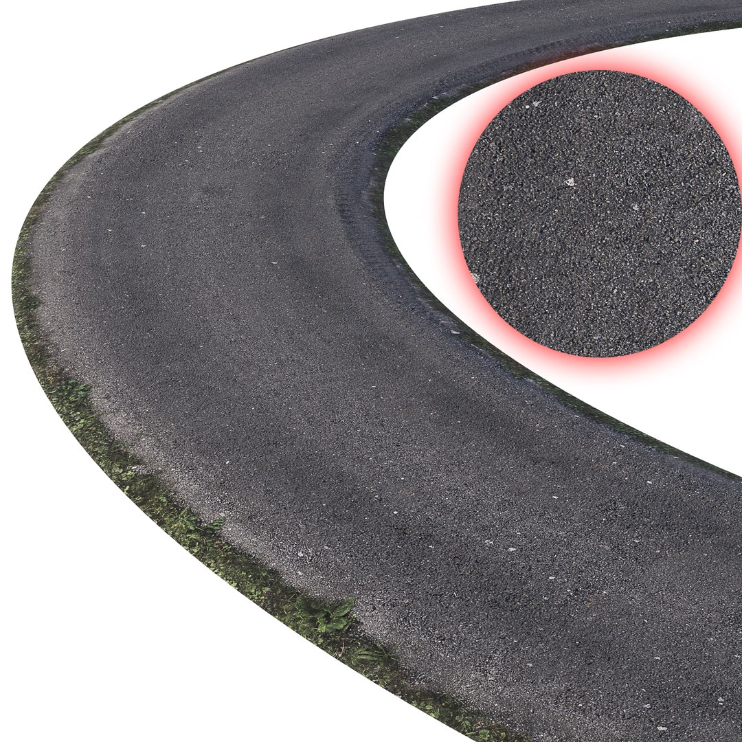 Ultra Realistic Asphalt Road HQ Model - TurboSquid 1811803
