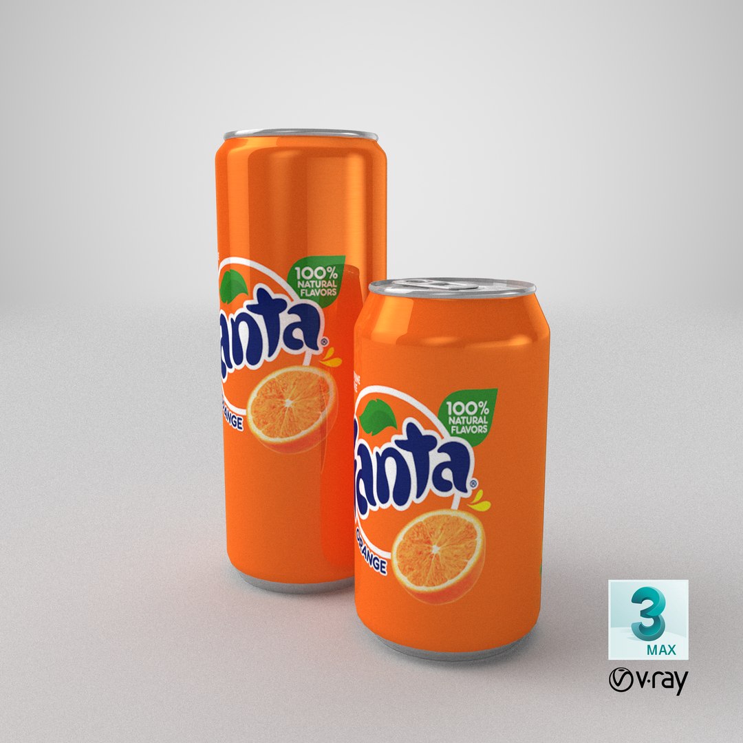 3D Fanta Set - TurboSquid 1631616