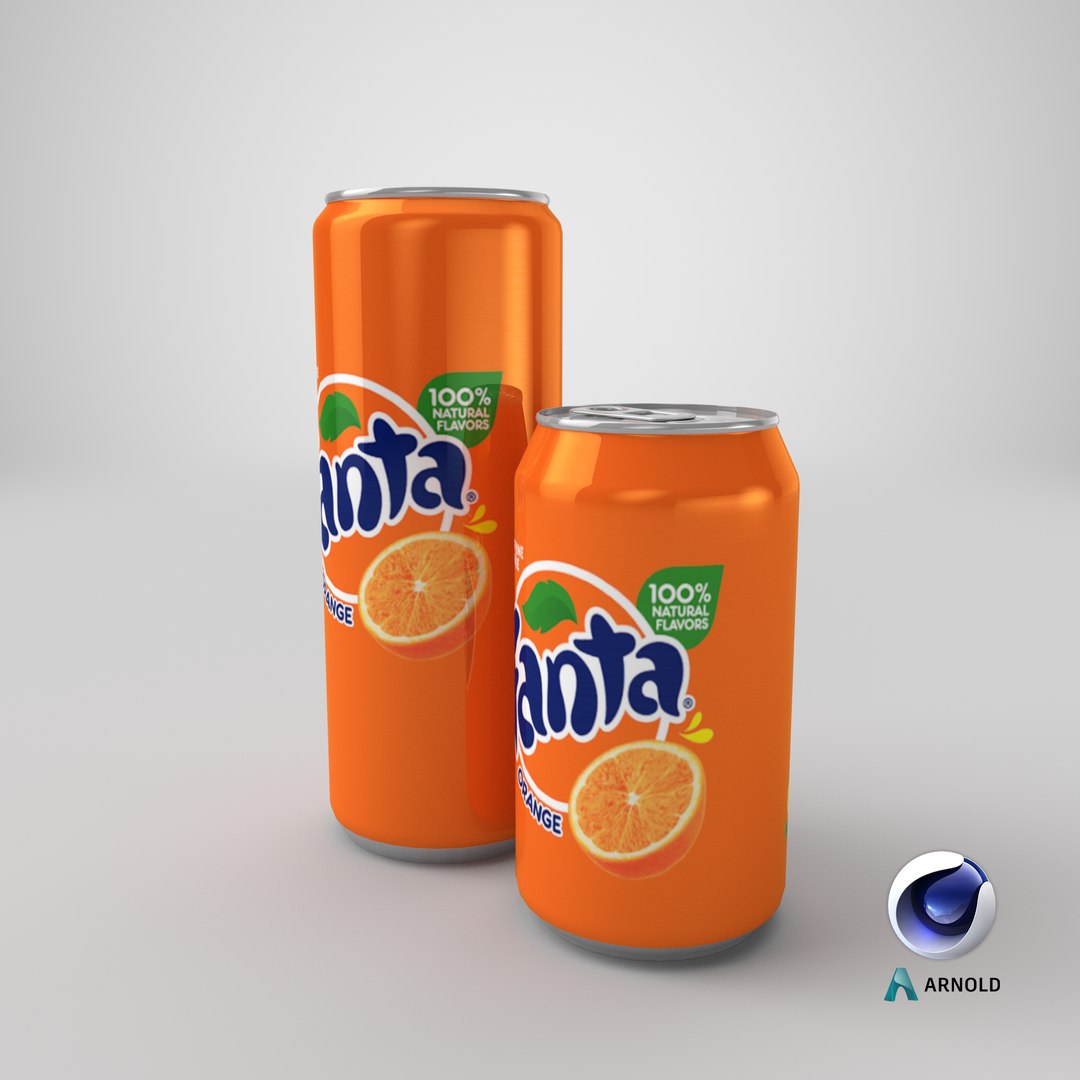 3D Fanta Set - TurboSquid 1631616