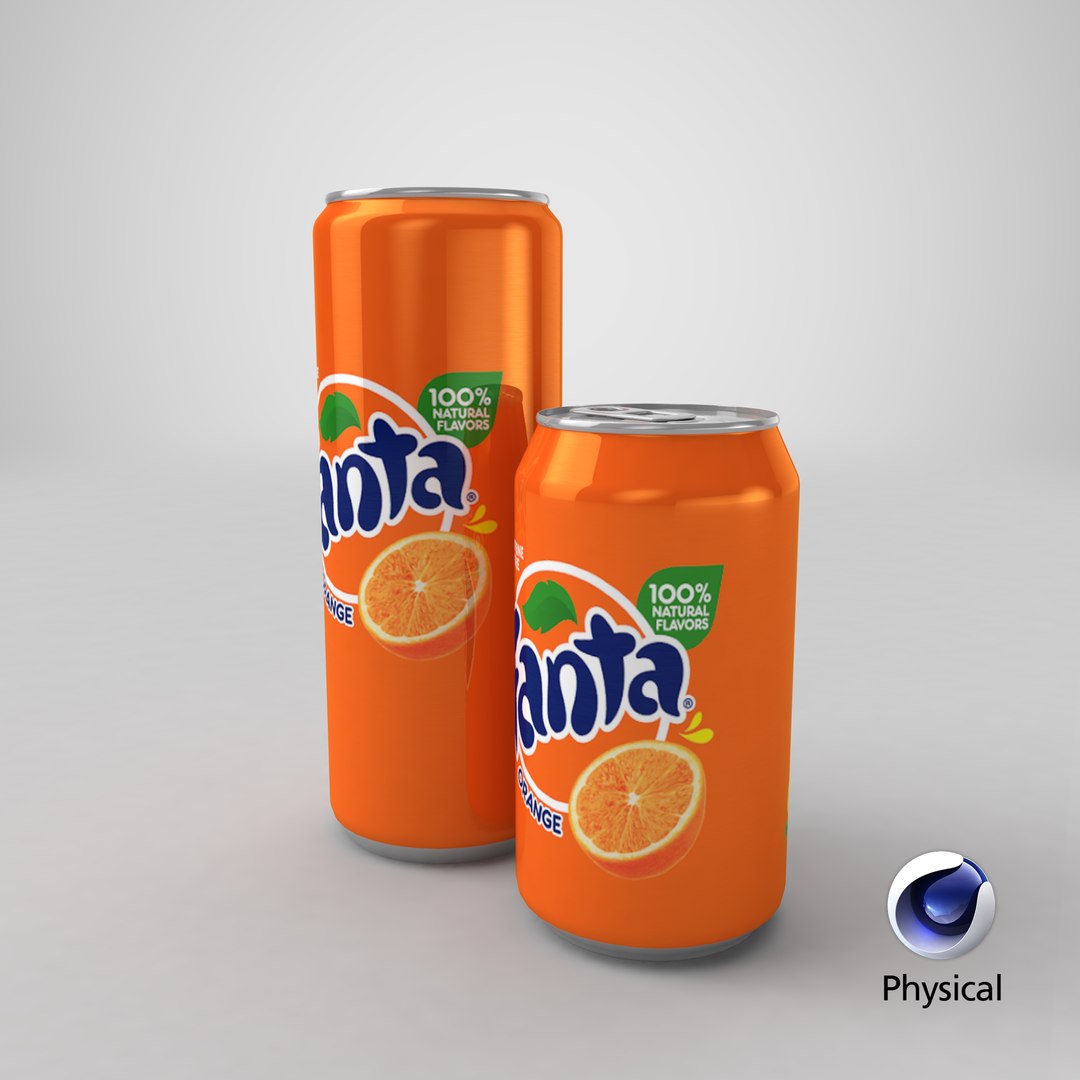 3D Fanta Set - TurboSquid 1631616