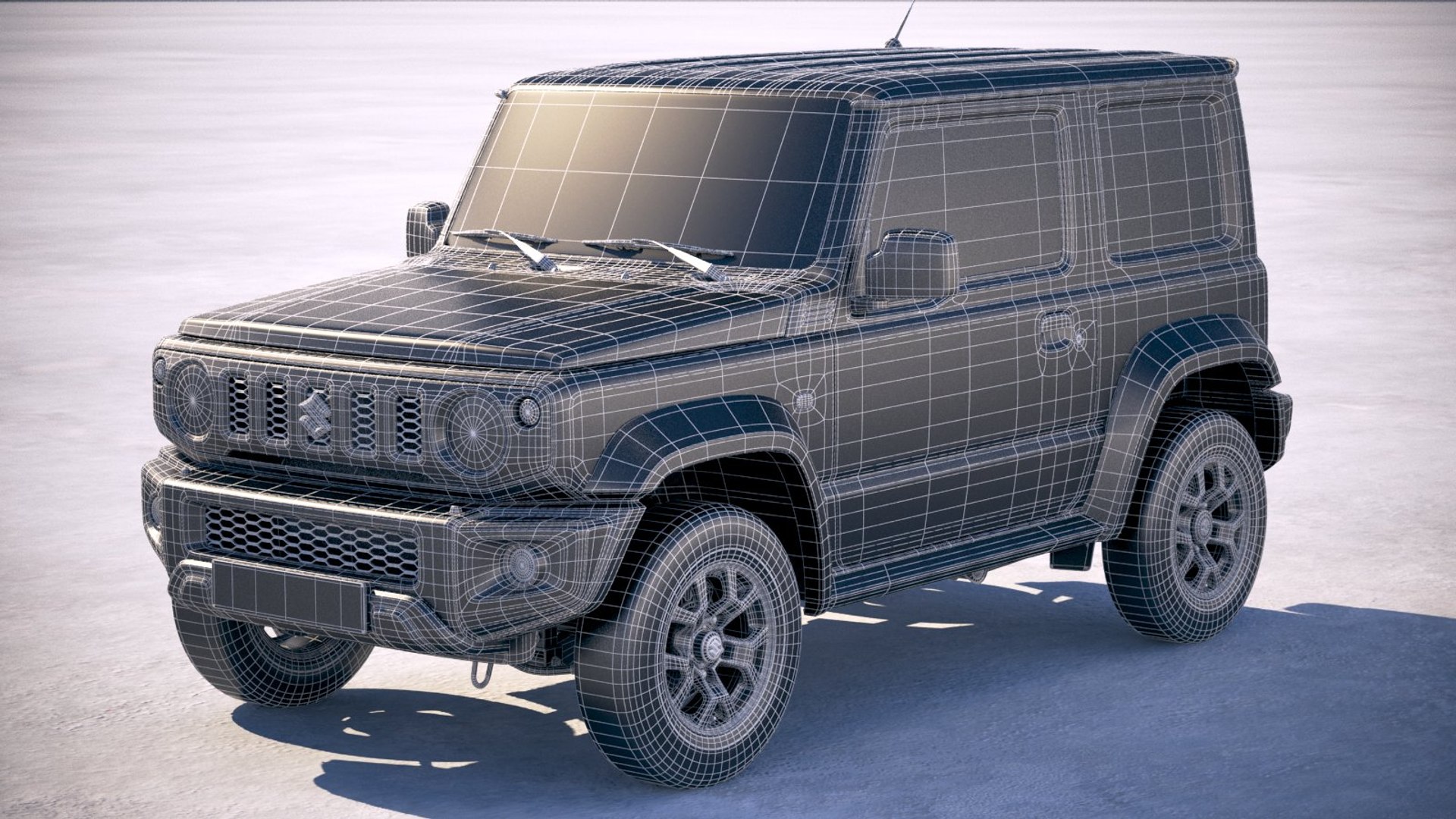 Suzuki Jimny 2018 3D Model - TurboSquid 1319757