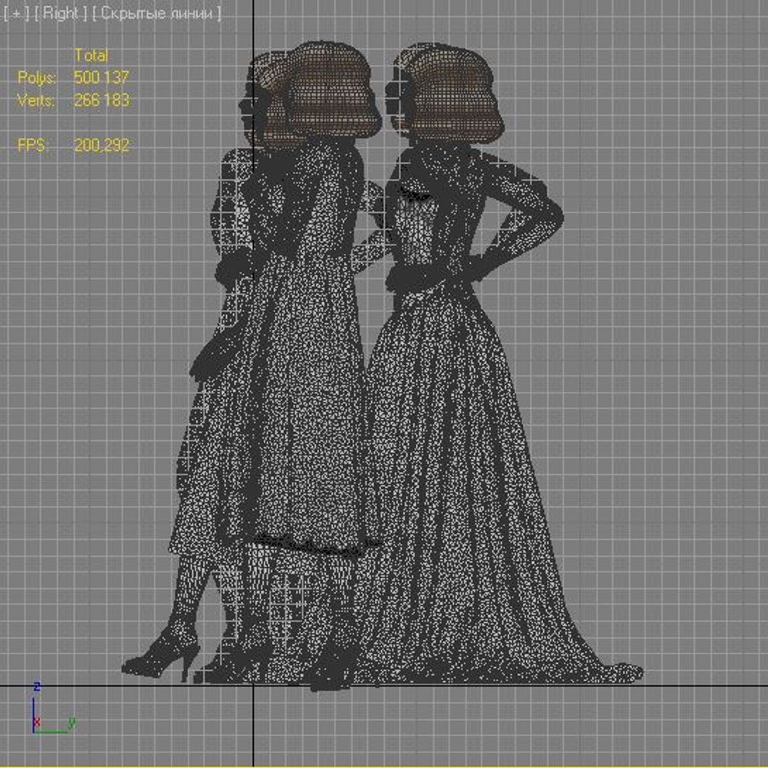 Hani-tabib Wedding Dresses 3d Model