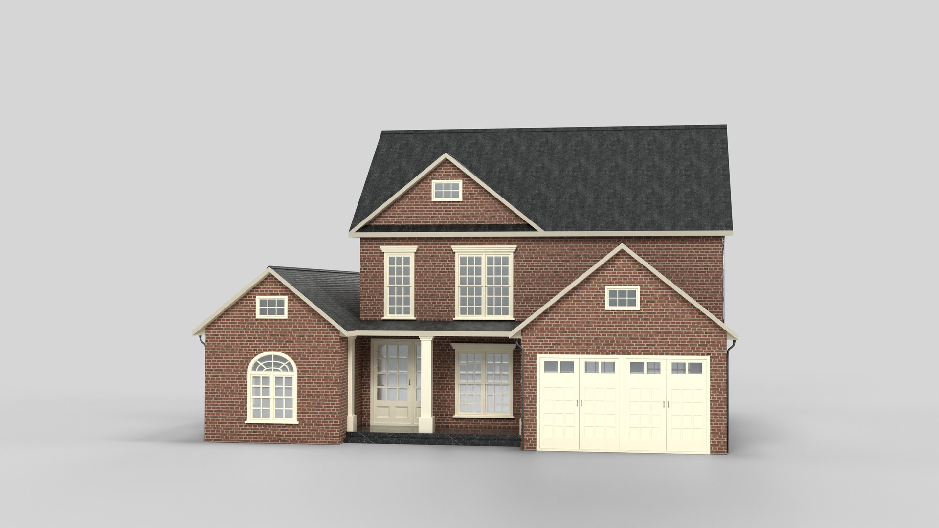 Neighborhood House 06T4 3D Model - TurboSquid 2213290