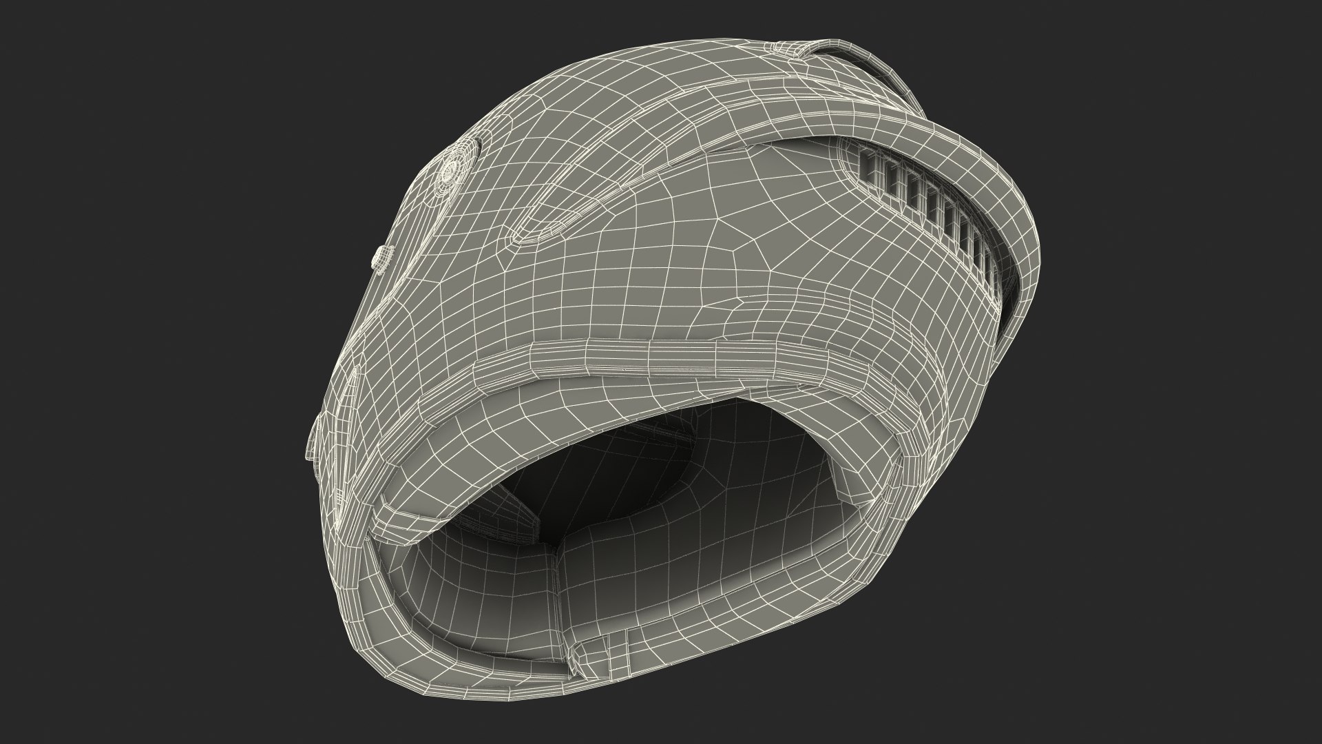 Aerodynamic Racing Helmet 3D Model - TurboSquid 2367853