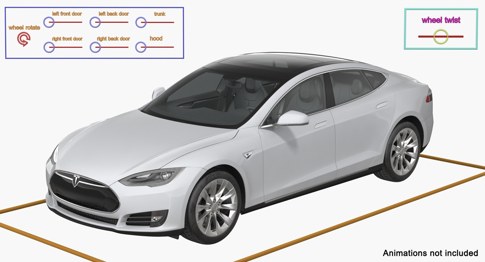 3D Tesla S 100d 2015 Model | 1144484 | TurboSquid