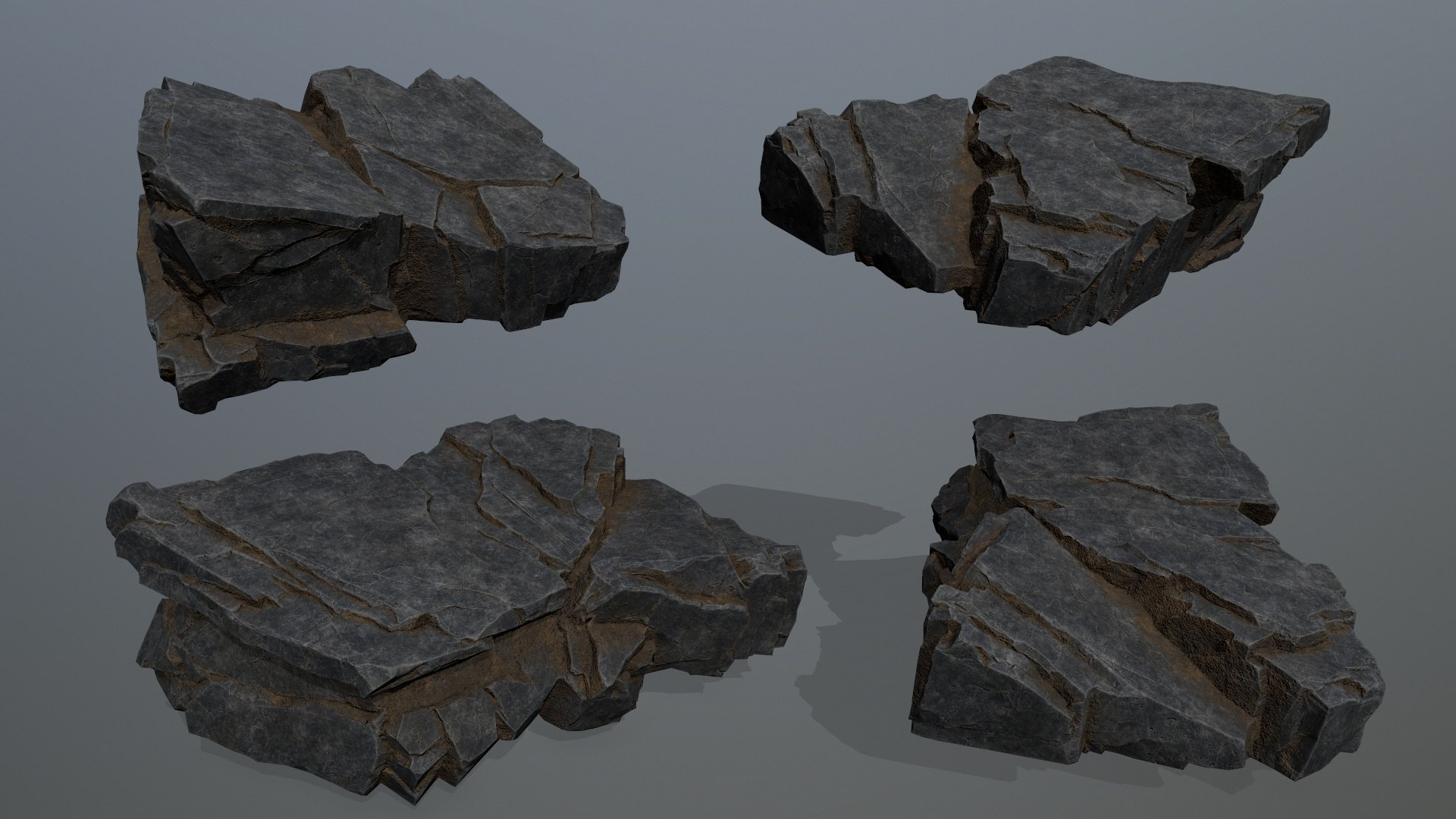 Cliff Rocks 3D Model - TurboSquid 2120999