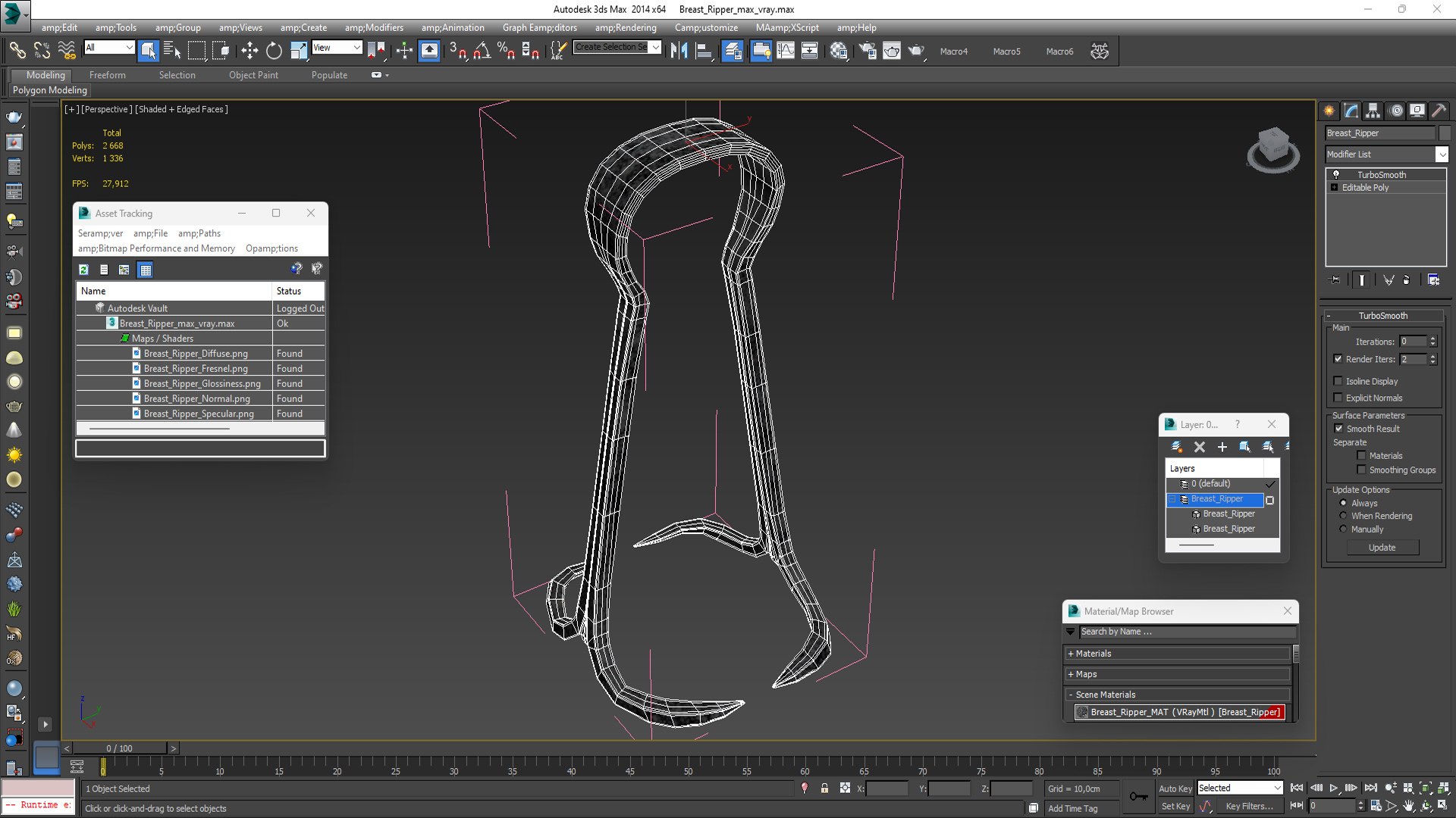 3D Breast Ripper - TurboSquid 2244911