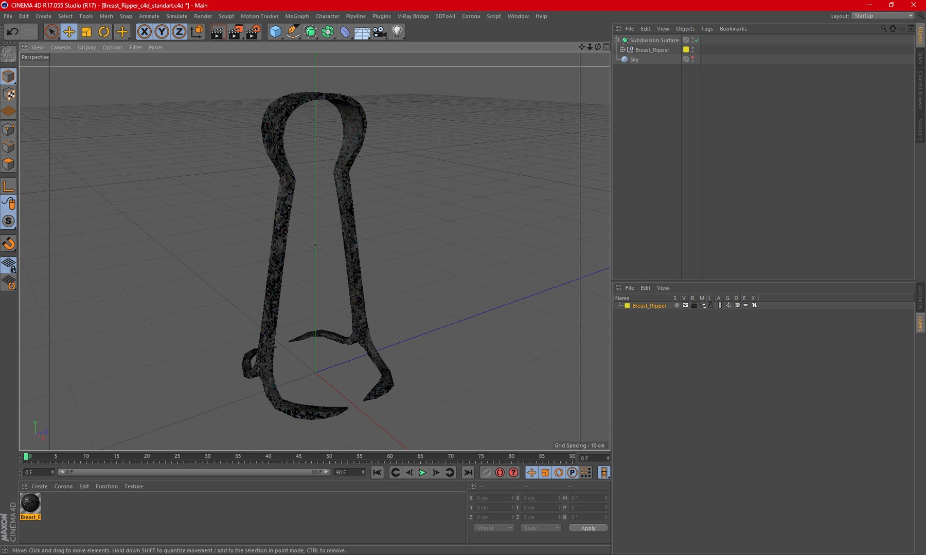 3D Breast Ripper - TurboSquid 2244911