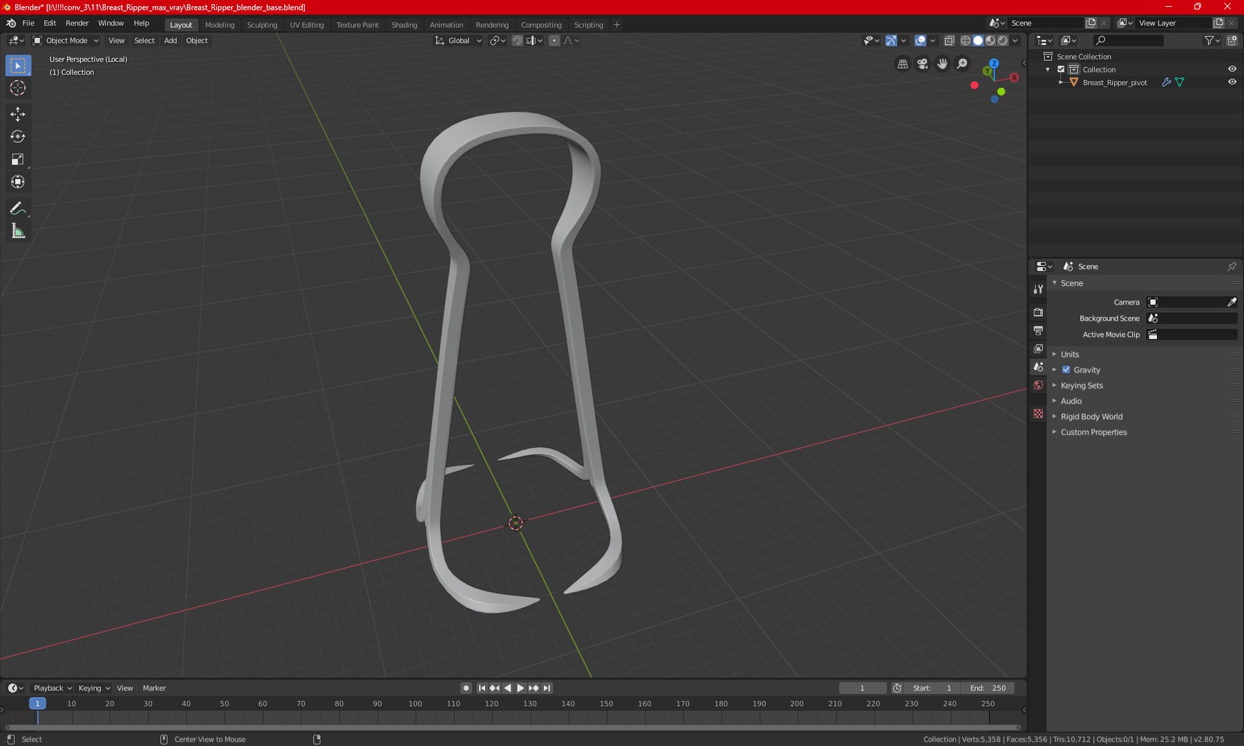 3D Breast Ripper - TurboSquid 2244911