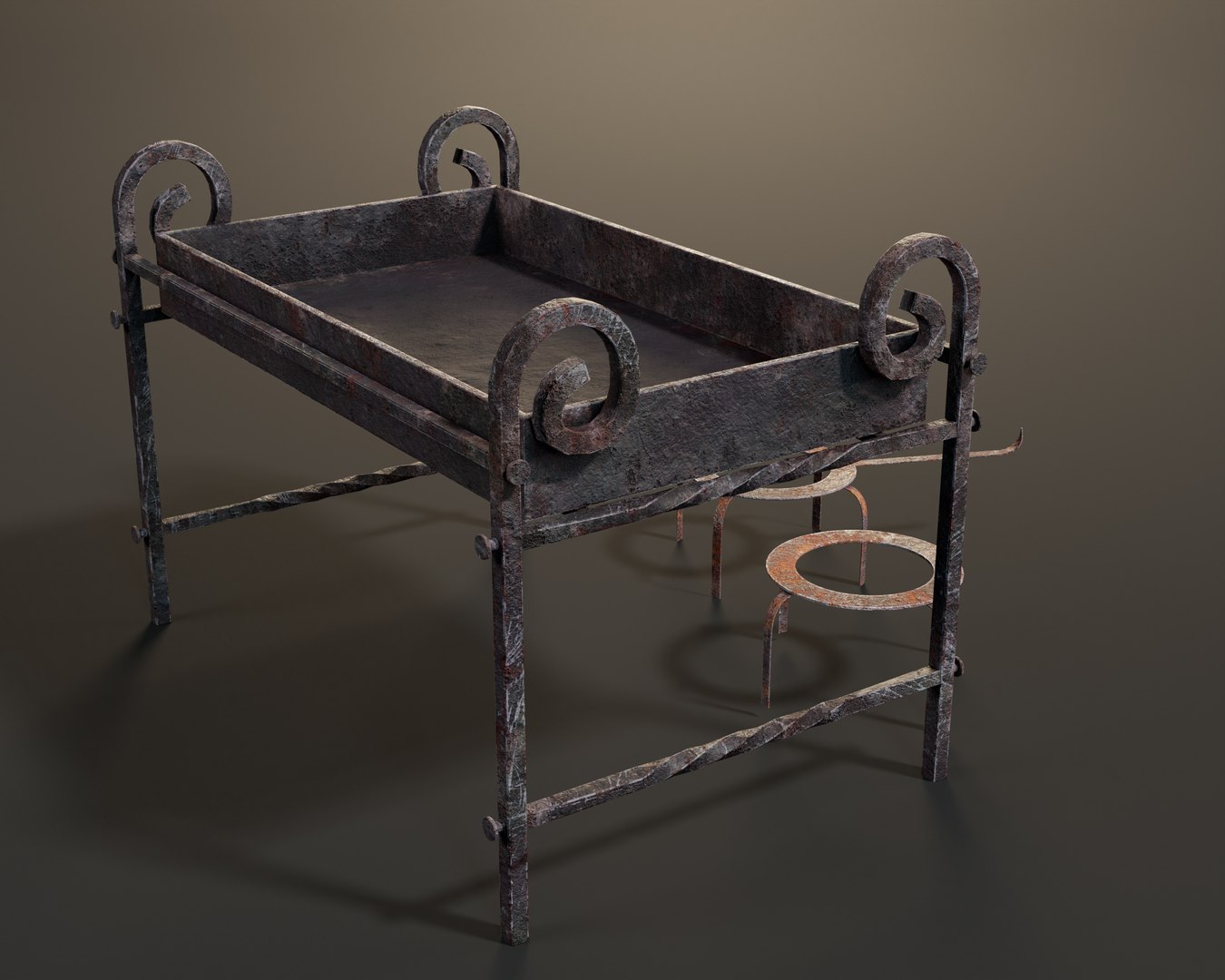 3D Medieval Camping Stove - TurboSquid 2354982