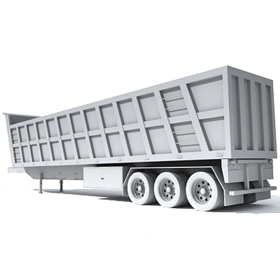 dump trailer 3d 3ds
