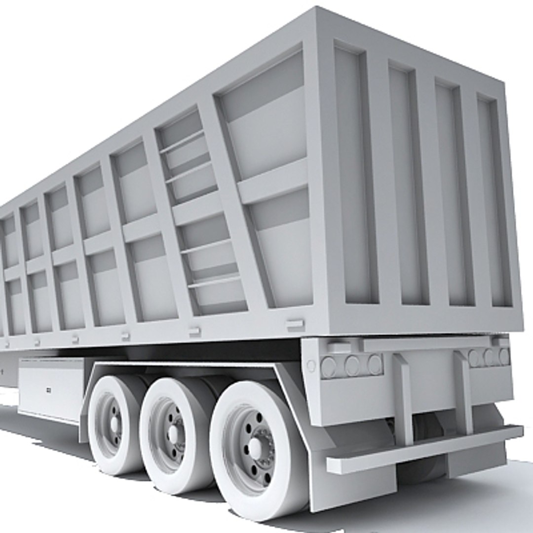 dump trailer 3d 3ds