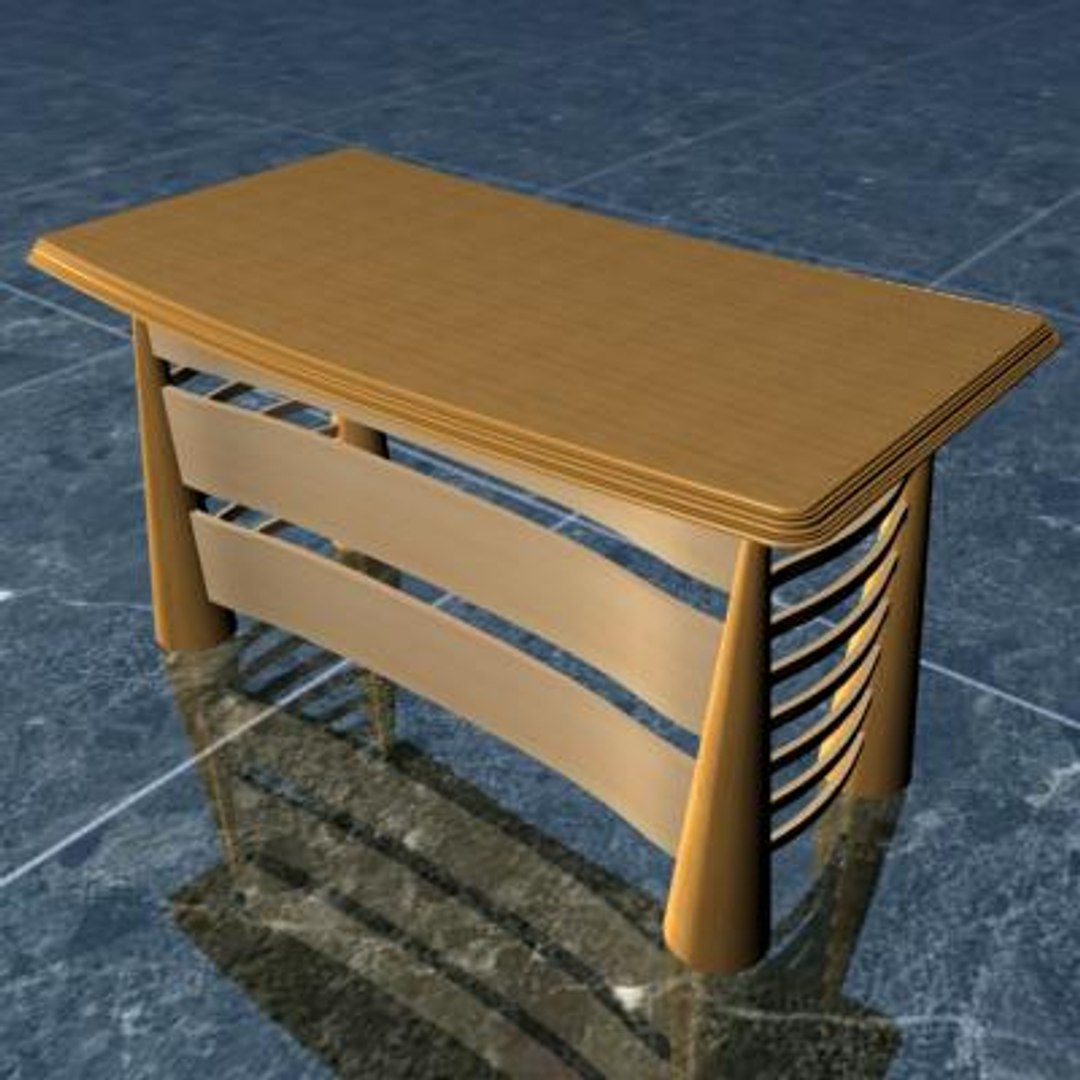 Executive Table 3d Model