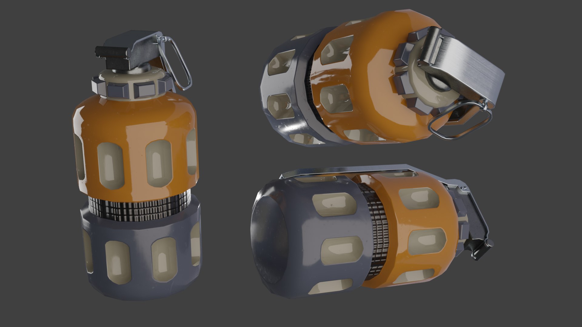 Sci-Fi Grenades Collection 3D Model - TurboSquid 2089976