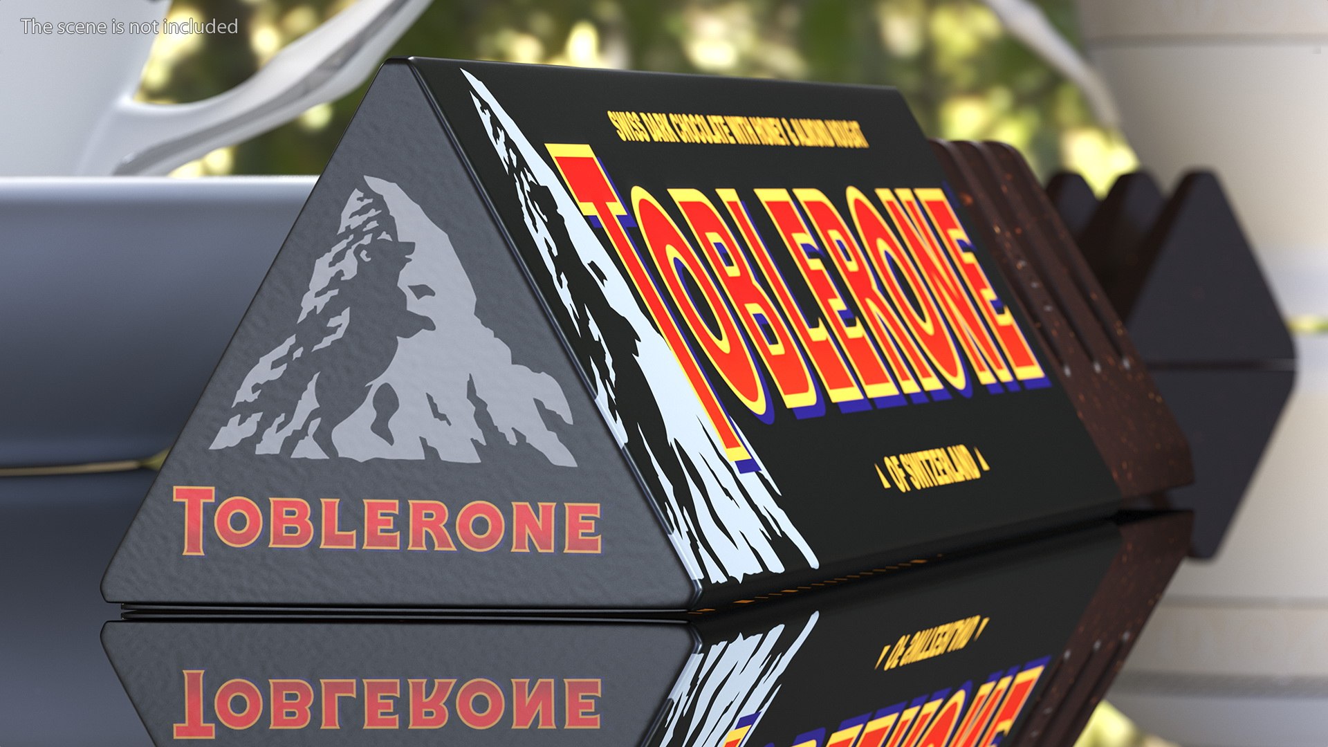 3D Opened Toblerone Dark Chocolate Bar - TurboSquid 1769285