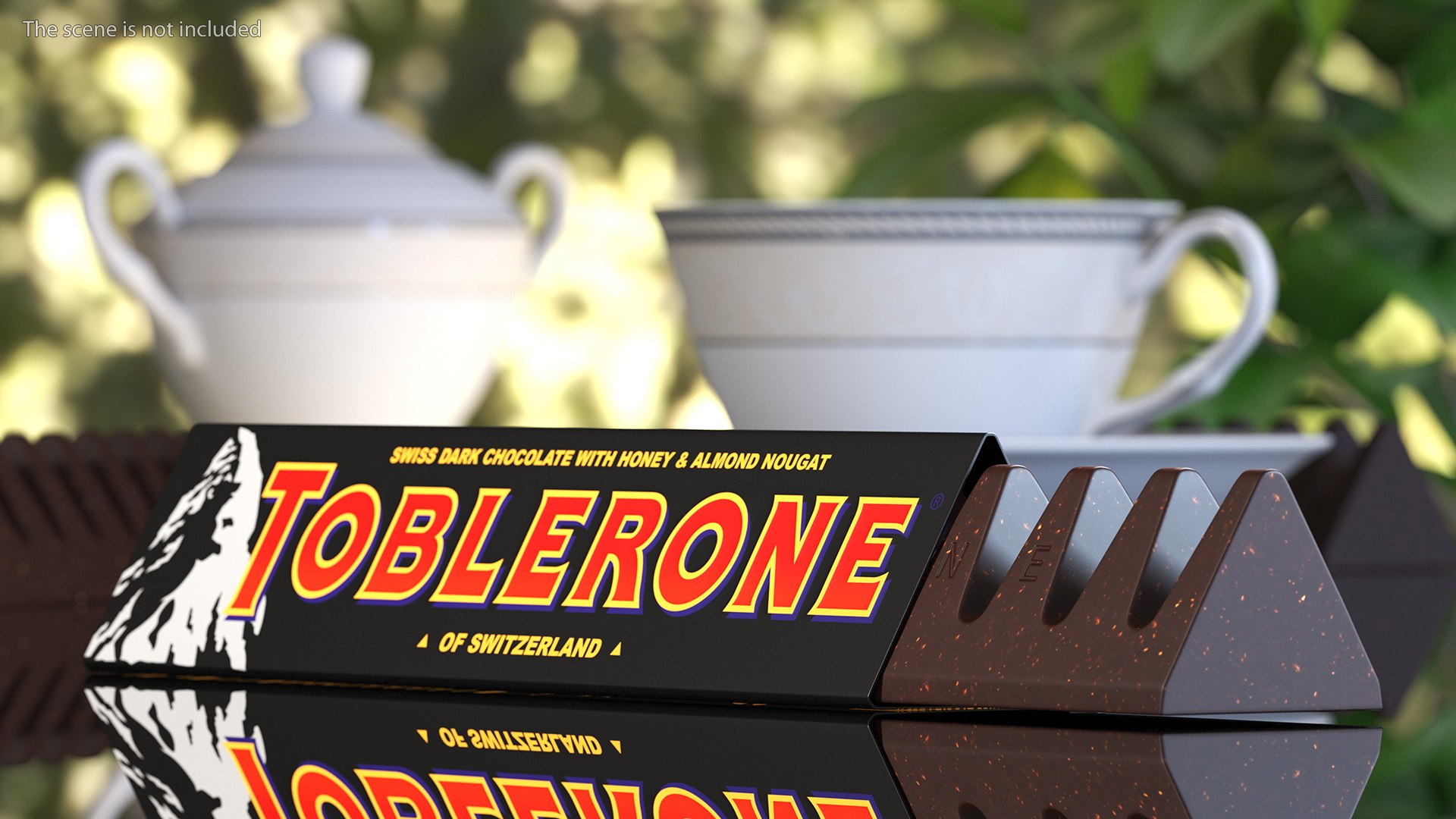 3D Opened Toblerone Dark Chocolate Bar - TurboSquid 1769285