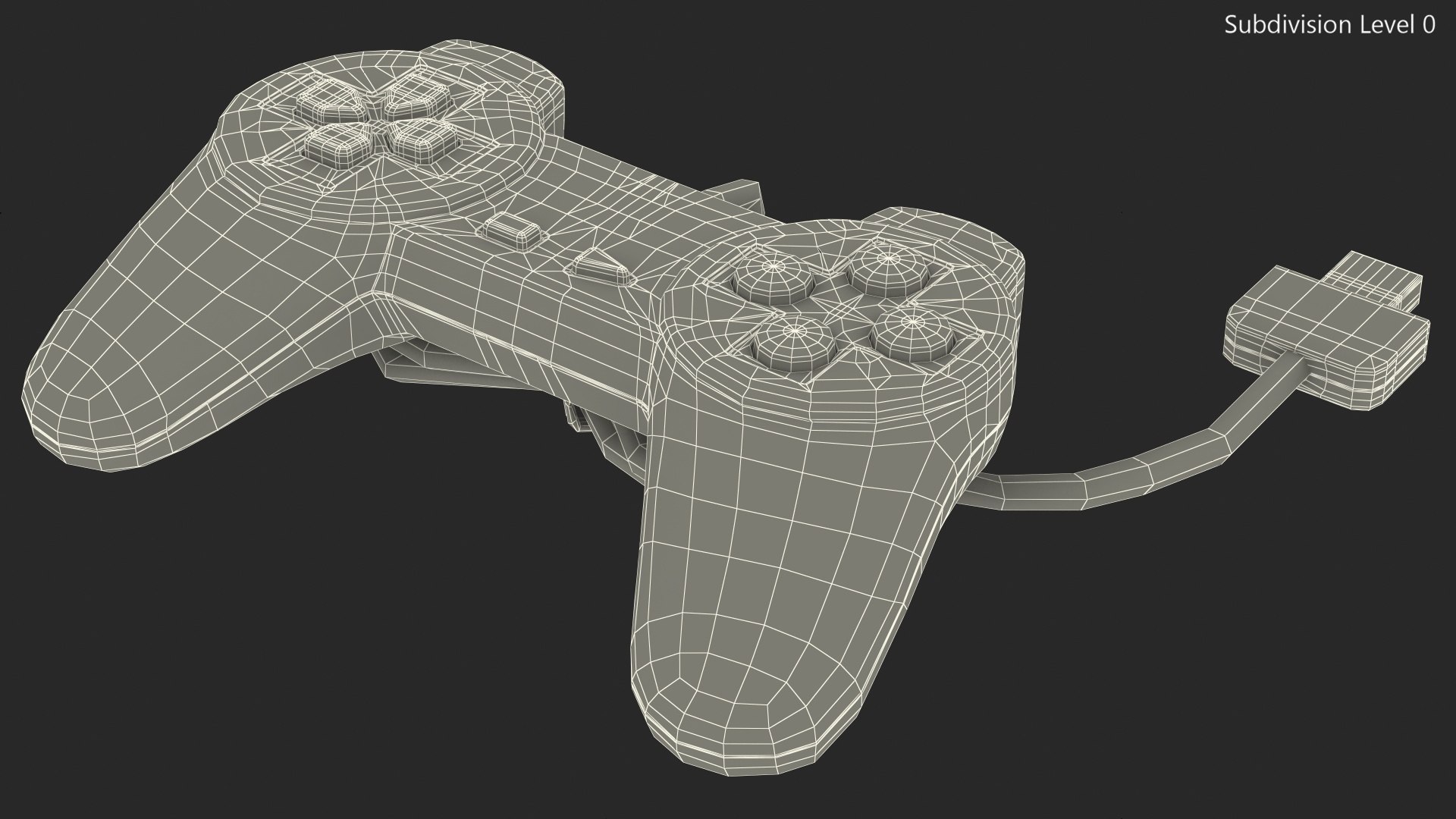 Sony playstation classic controller 3D - TurboSquid 1580995