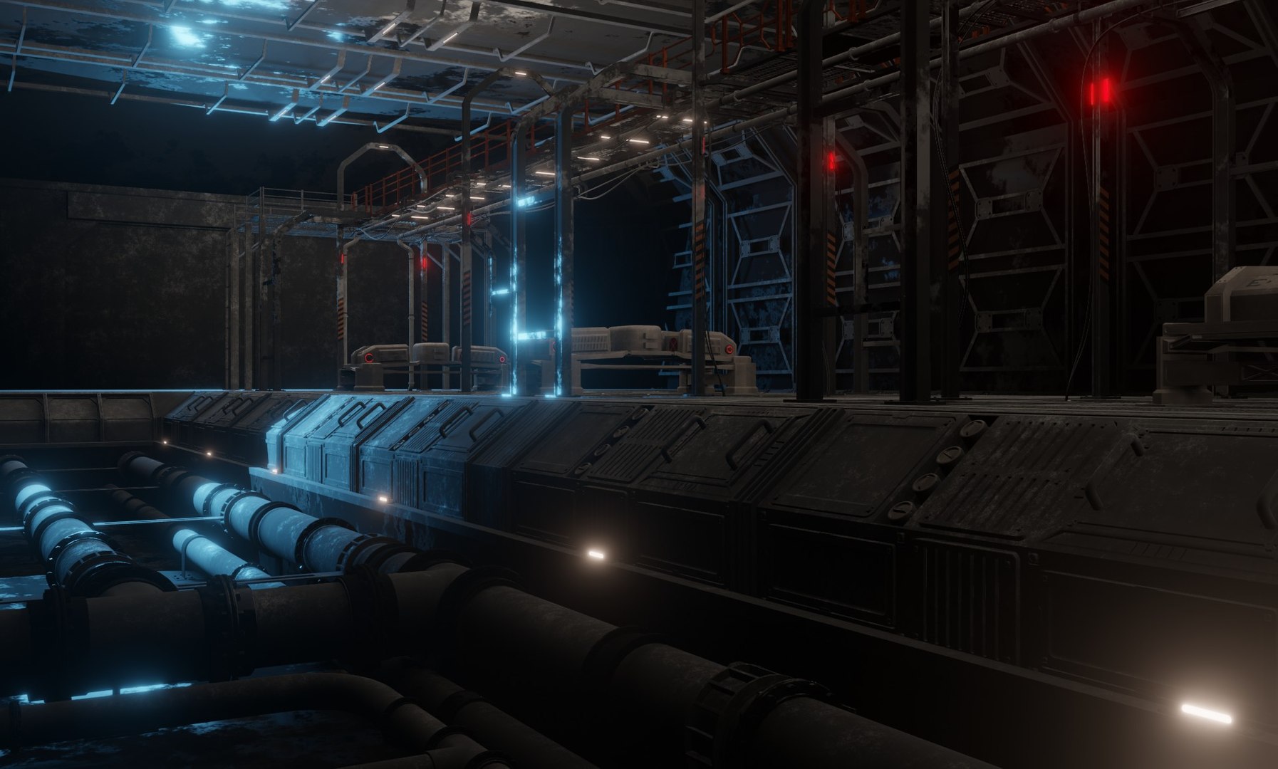 3D Model Sci-fi Room Military Base Modular - TurboSquid 2368314