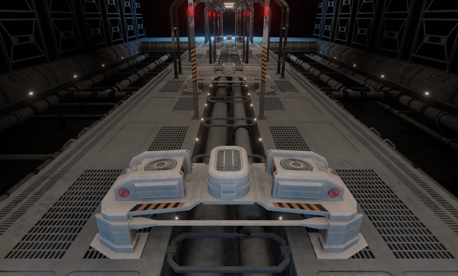 3D Model Sci-fi Room Military Base Modular - TurboSquid 2368314