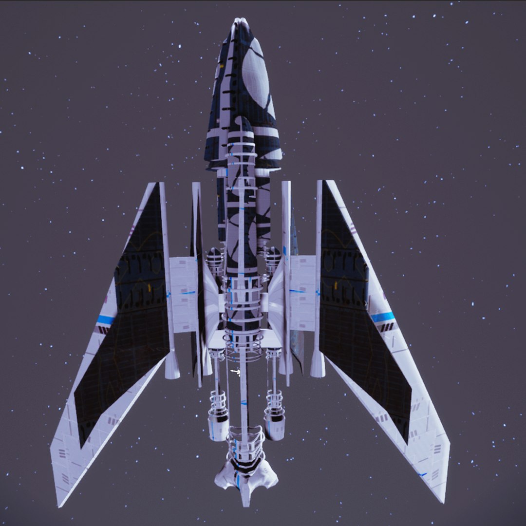 Spaceship Spacecraft 3D Model - TurboSquid 1293540