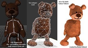 Free 3D Teddy Bear Models - Available For Download On TurboSquid