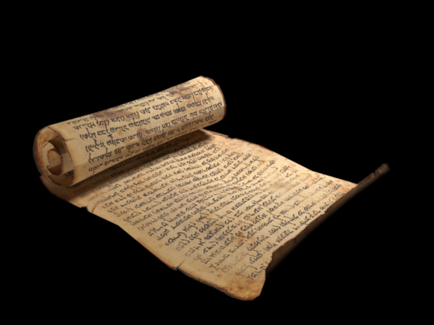 3D Old Scroll - TurboSquid 1457851