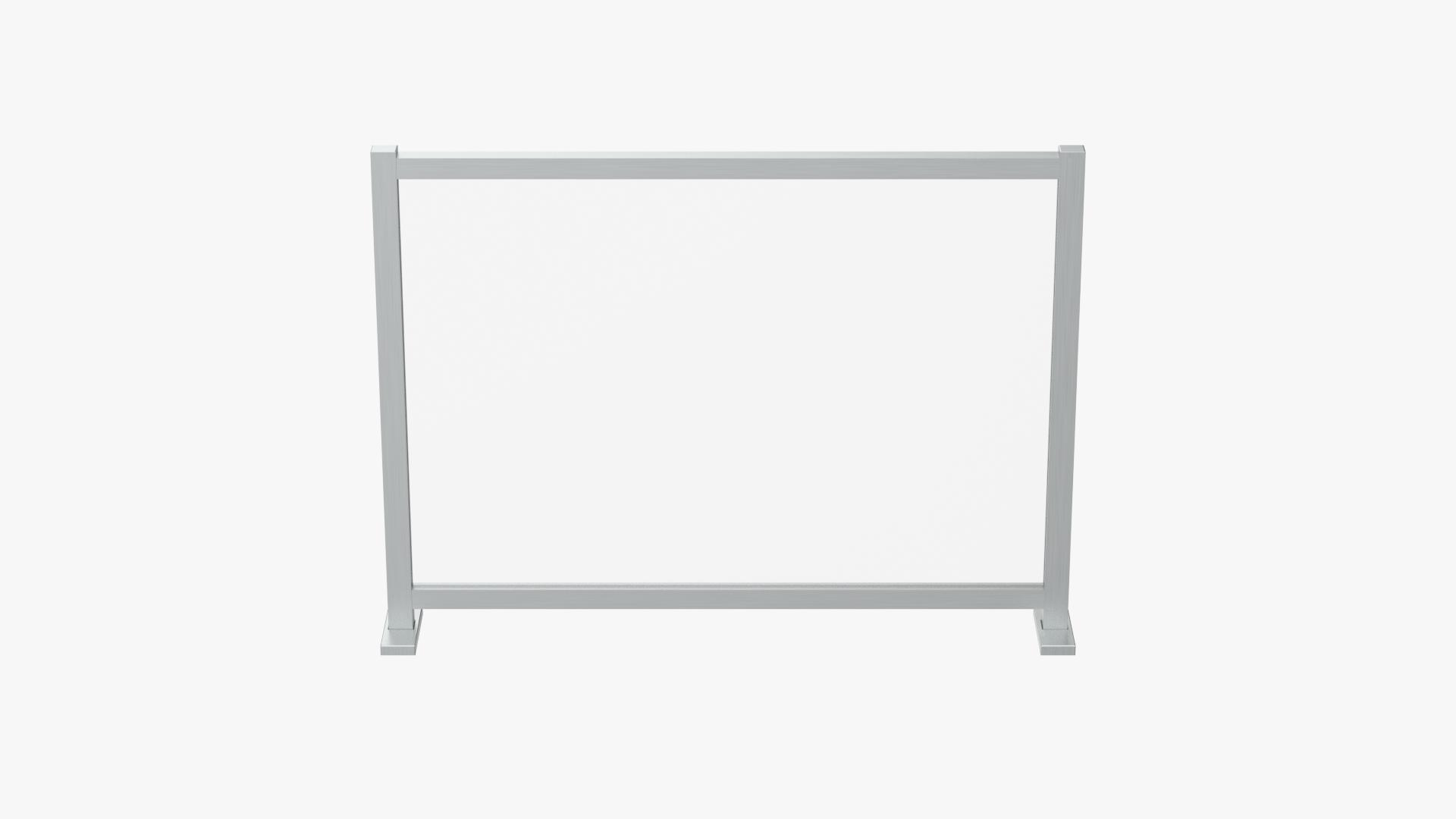 3d Model Glass Railing Module 2 Turbosquid 2200988