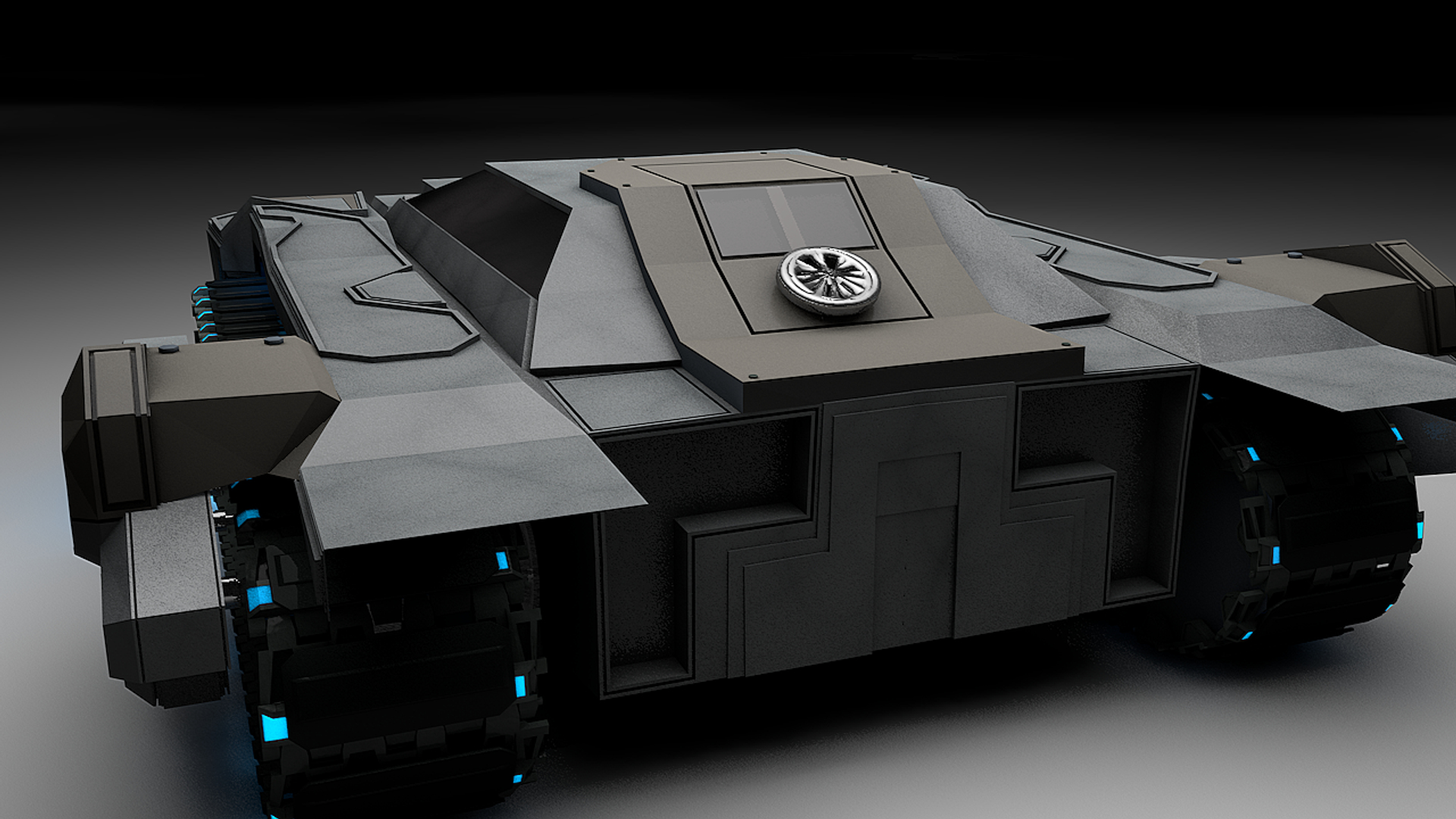 3d model tank transport