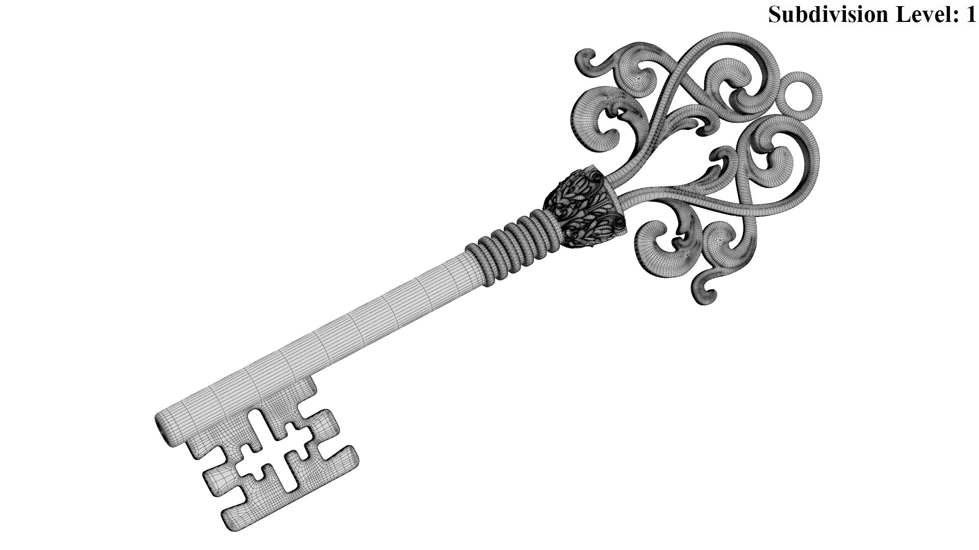 3D Detailed Skeleton Key 01 - TurboSquid 2184655
