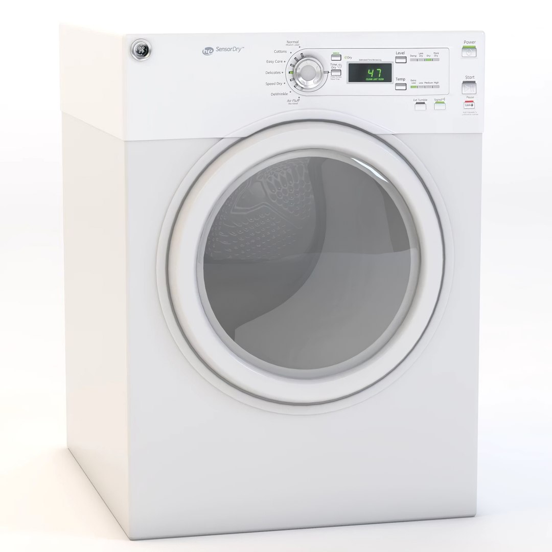 Electric Dryer Machine 3D Model - TurboSquid 2007972