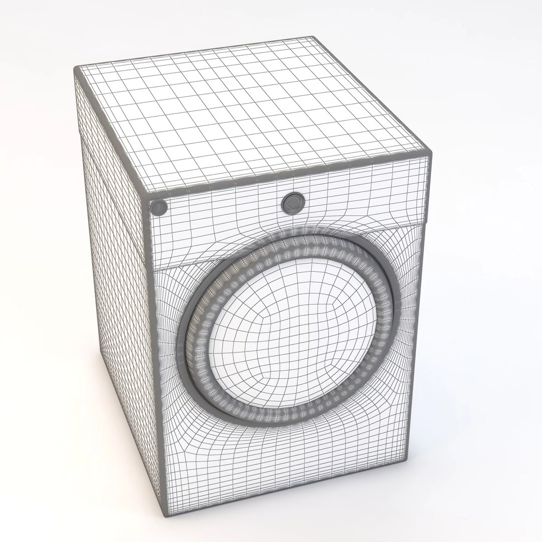 Electric Dryer Machine 3D Model - TurboSquid 2007972