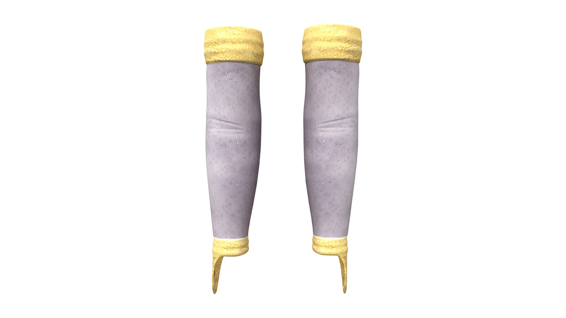 3D Model Princess Palace Arms Guards Shields Warmers Gloves ...