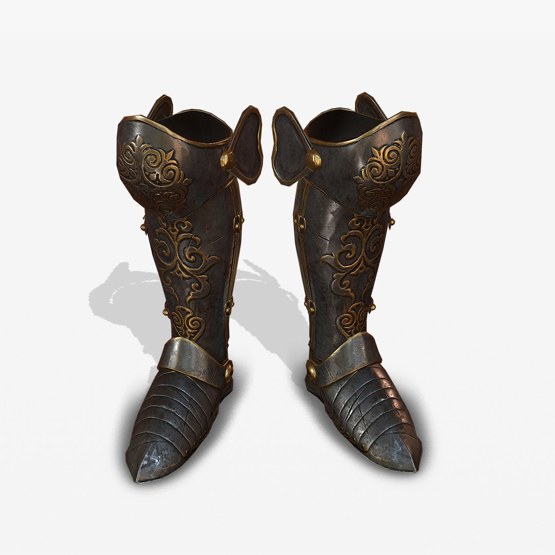 Medieval Armor Boots 3D - TurboSquid 1153142