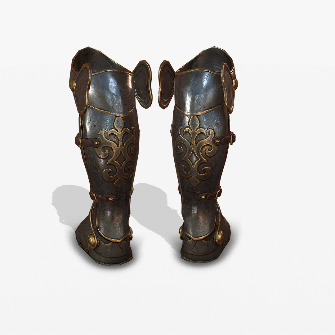 Medieval Armor Boots 3D - TurboSquid 1153142