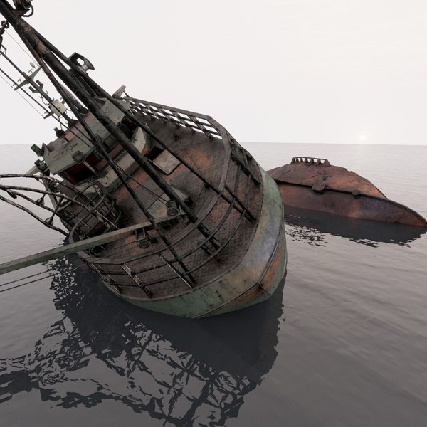 3D shipwreck beach ship model - TurboSquid 1412138