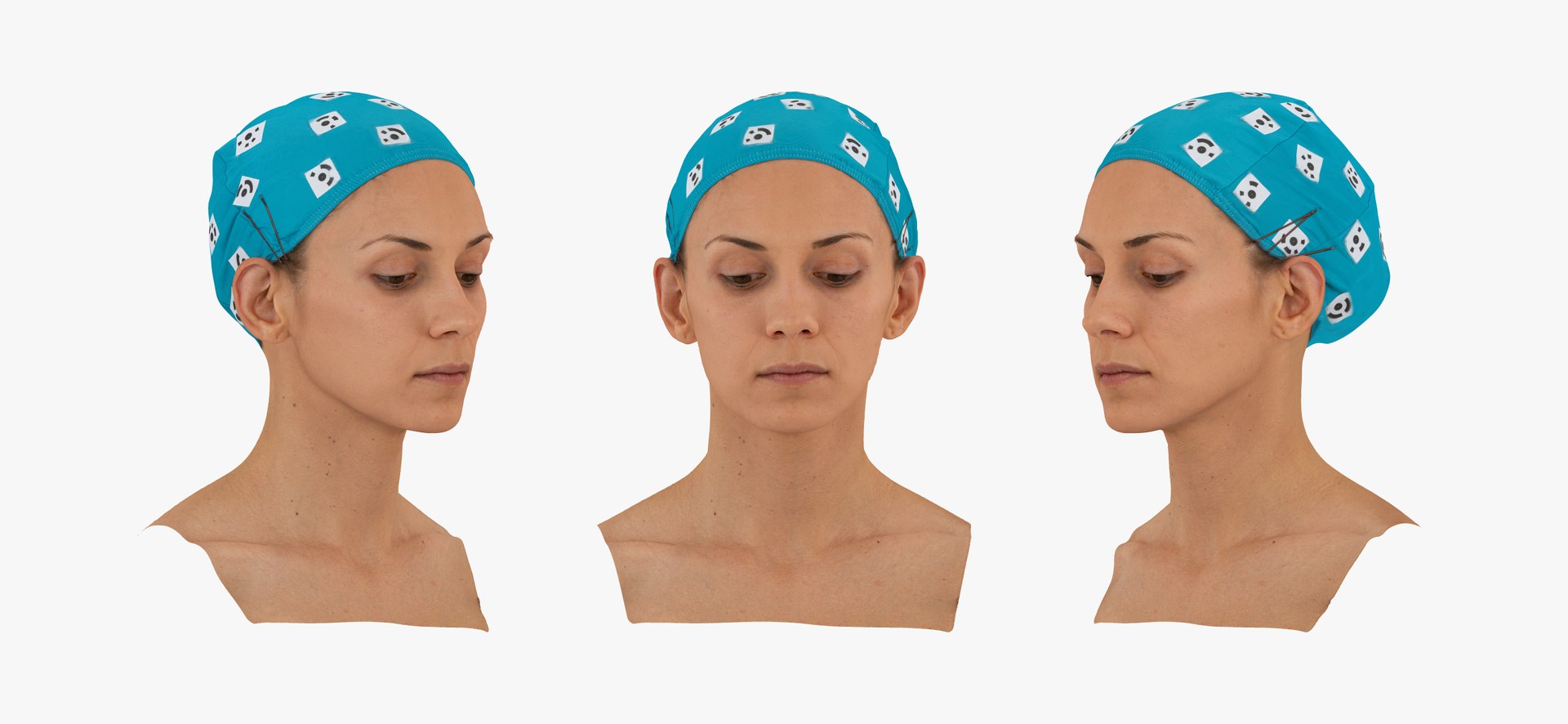 Athena human head eyes model - TurboSquid 1673019